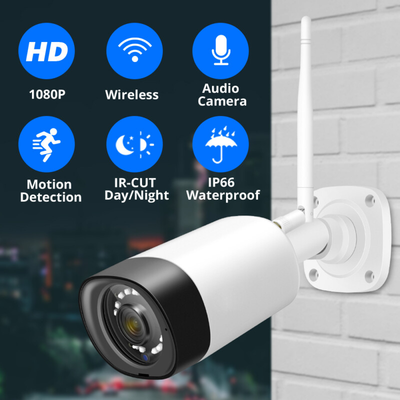 8CH 5MP Wireless IP Dome PTZ Cameras and Bullet Cameras NVR Security ...