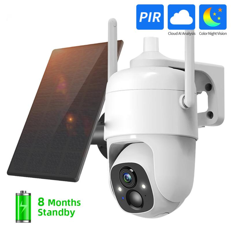 1080P Cloud AI WiFi Rechargeable Battery Security Surveillance Camera ...